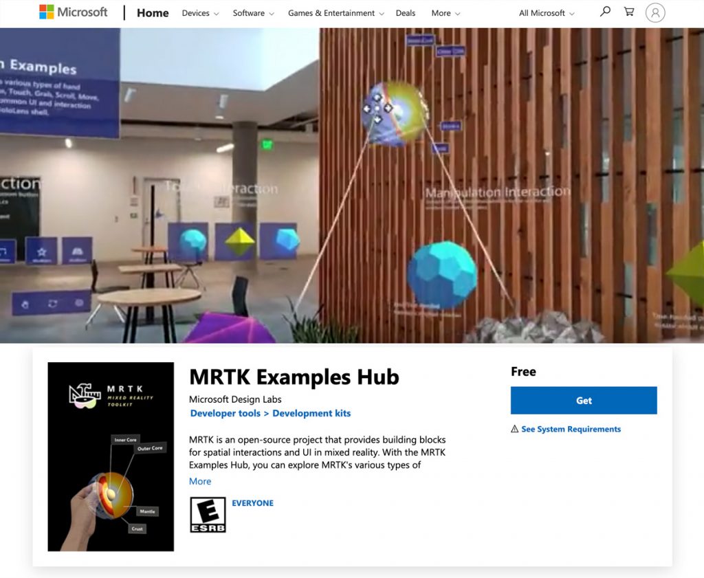 MRTK Examples Hub - Yoon Park - Mixed Reality Designer | 박동윤 - 증강현실 혼합현실 디자이너